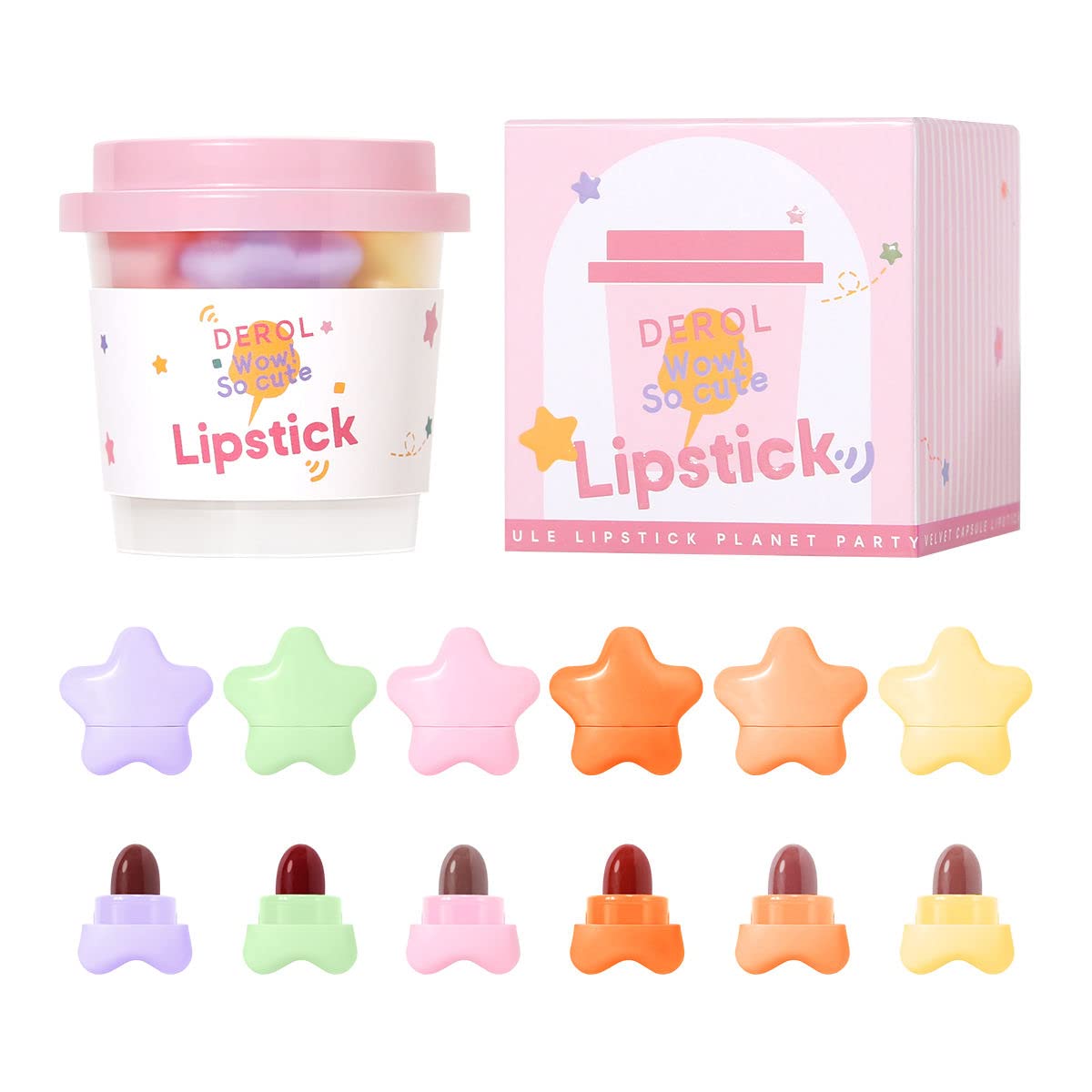 🌟Mini Star Lipstick Cup – Qingbeautyshop